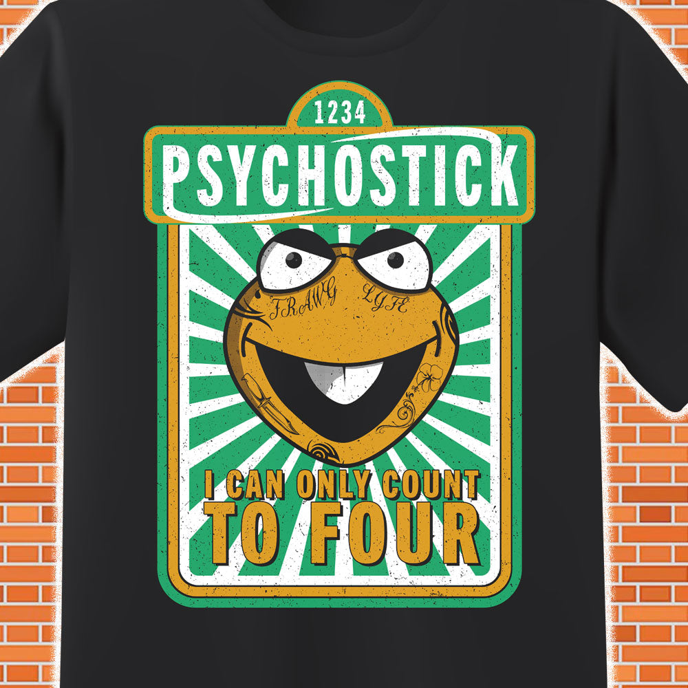 I Can Only Count to Four Tee – Psychostick