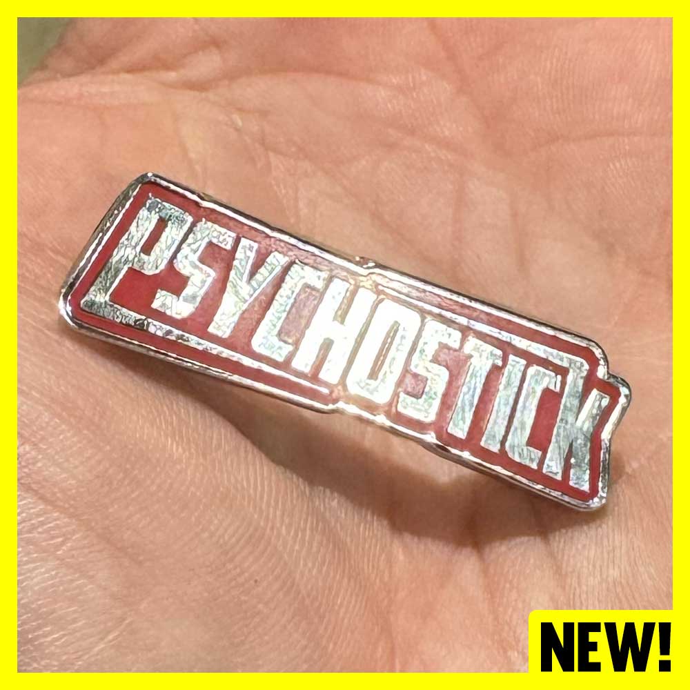 Psychostick Logo Enamel Pins