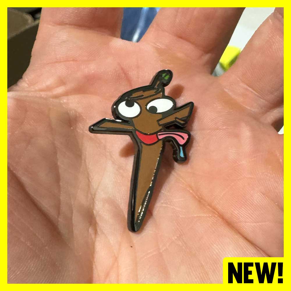 Psychostick "Stic" Mascot Enamel Pins